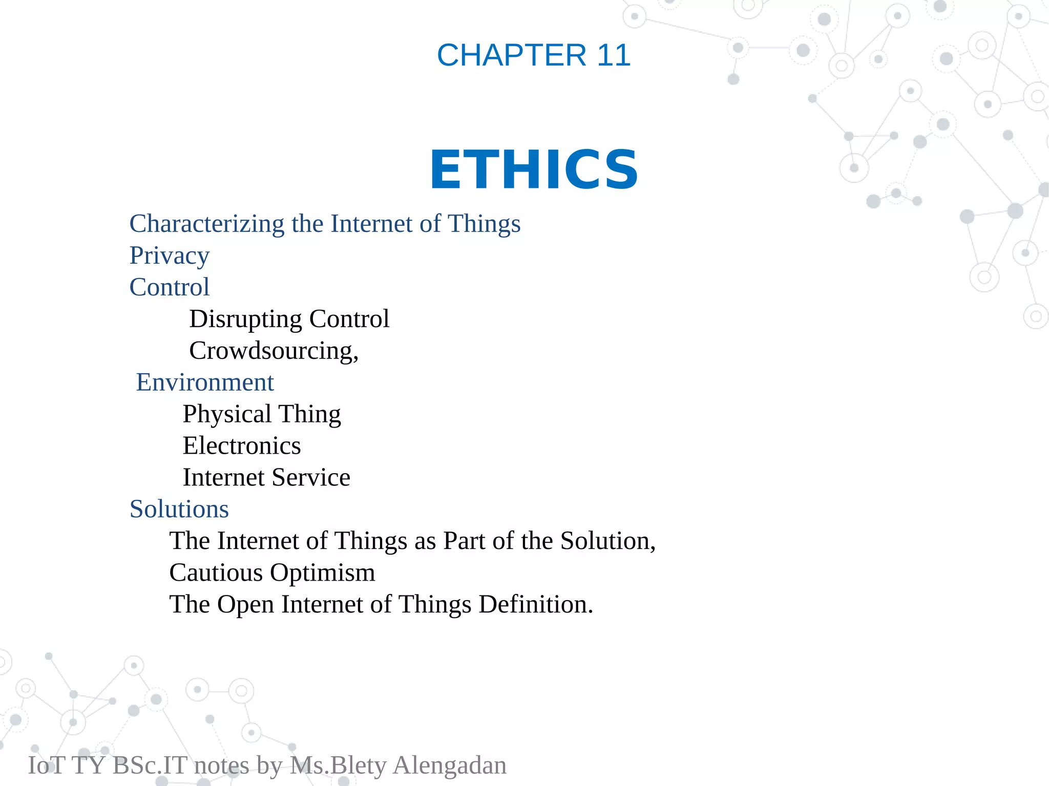 Ethics_Internet of Things | PDF