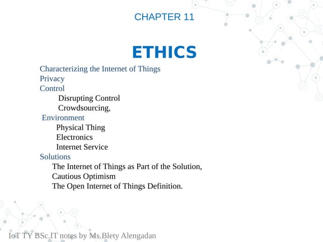 Ethics_Internet of Things | PDF