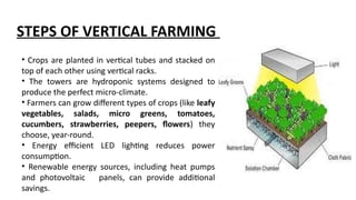PRESENTATION ON VERTICAL FARMING SOA UNIVERSITY | PPTX