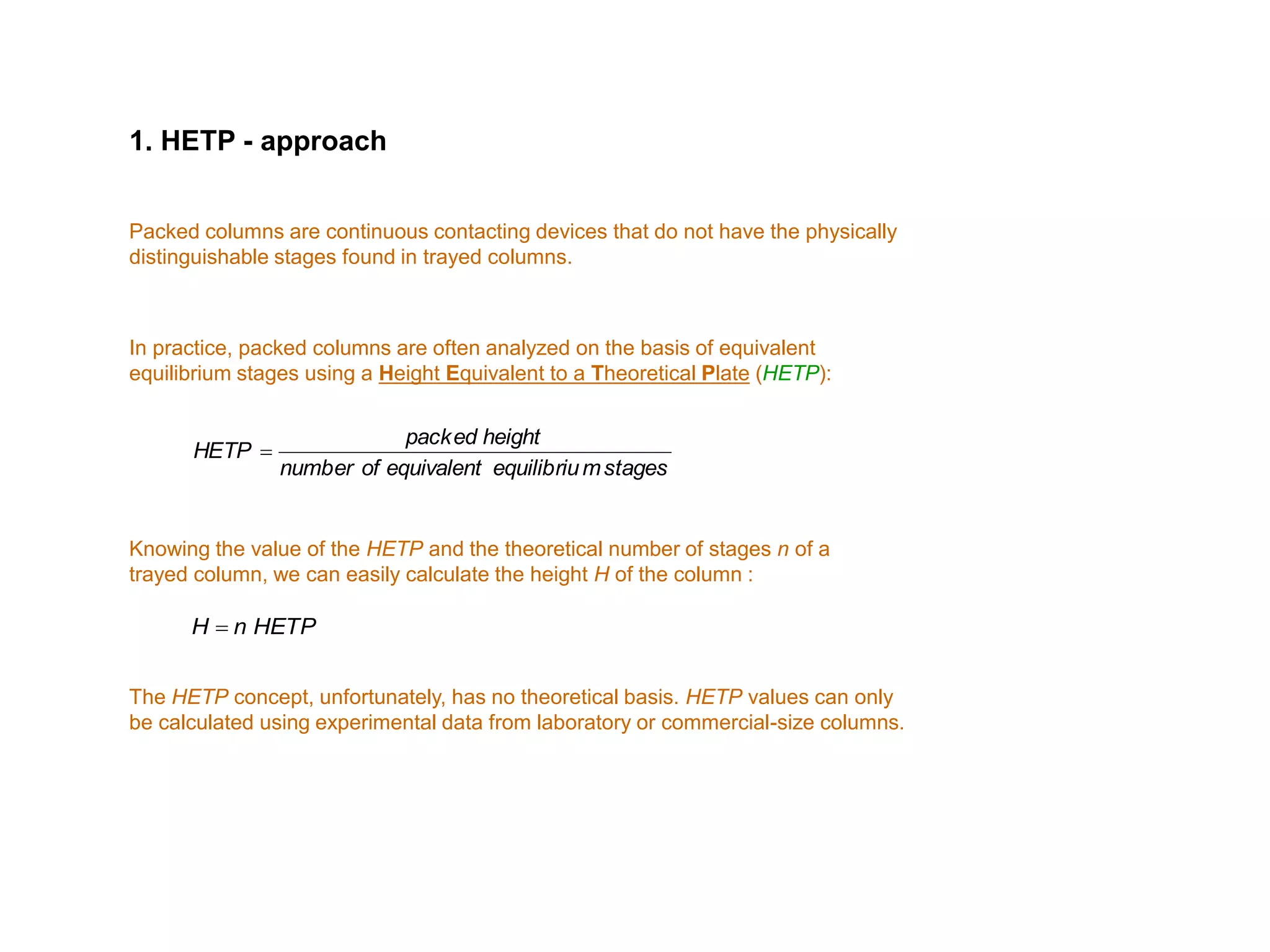 packed absorption and stripping column | PPT