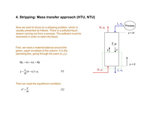 packed absorption and stripping column | PPT | Chemistry | Science