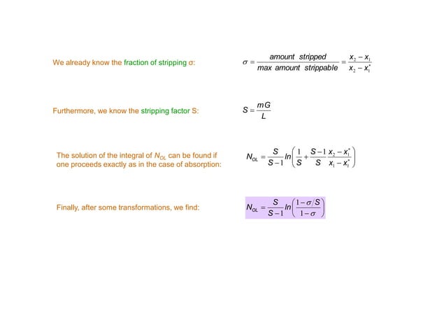 packed absorption and stripping column | PPT | Chemistry | Science