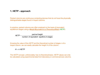 packed absorption and stripping column | PPT