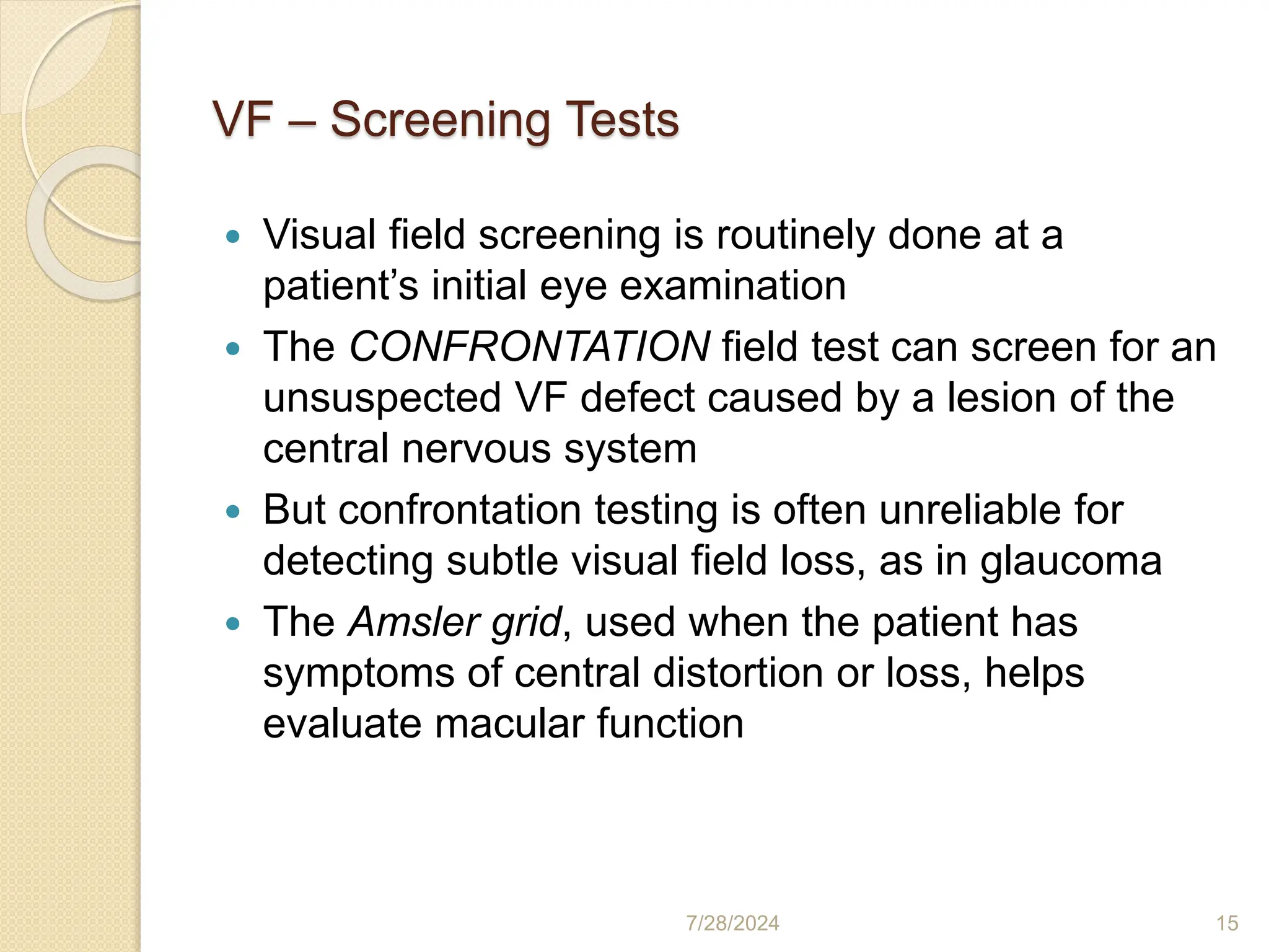 Visual field print out interpretation and analysis | PPTX