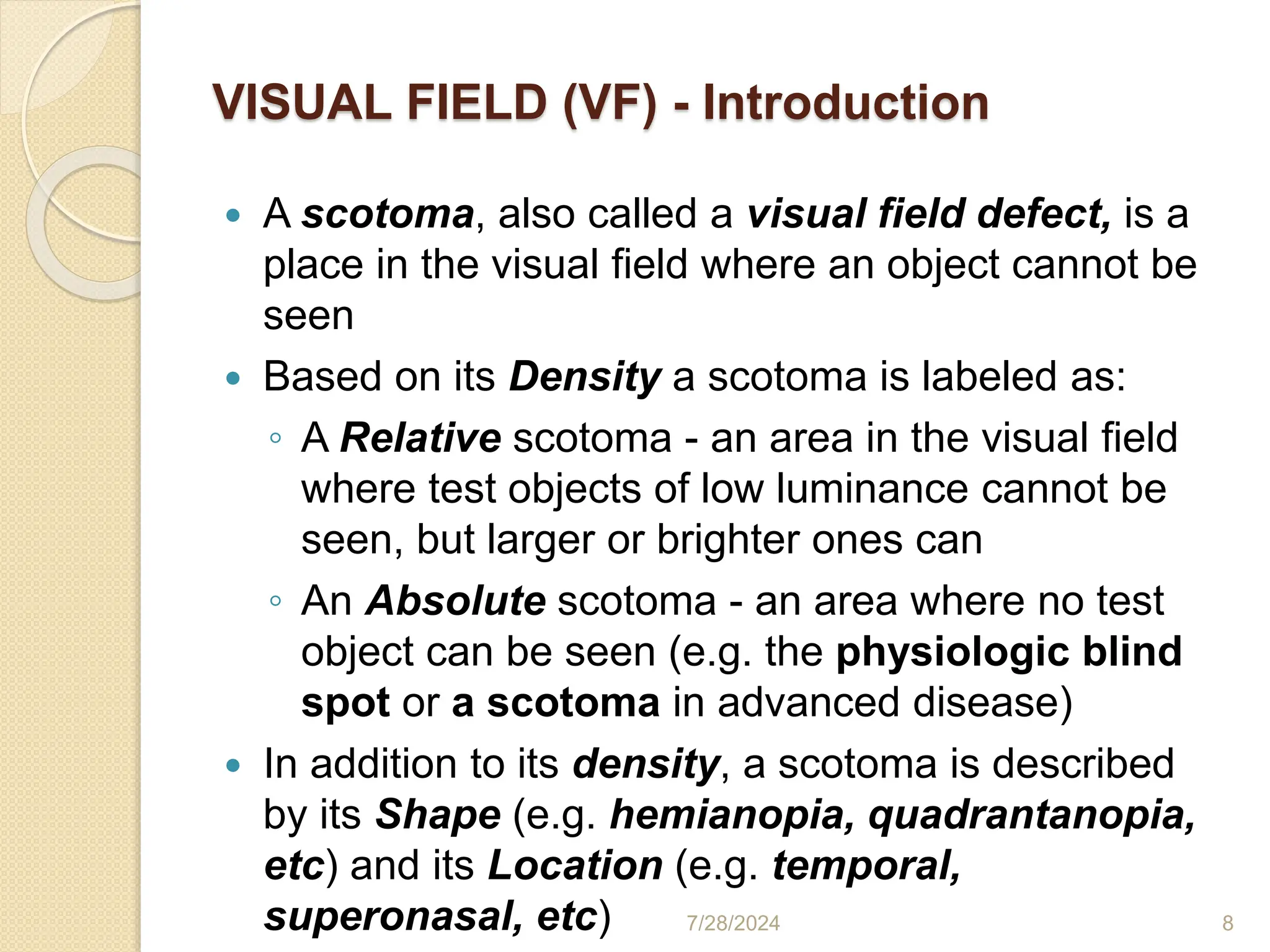 Visual field print out interpretation and analysis | PPTX