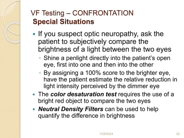 Visual field print out interpretation and analysis | PPTX | Eye and Vision Conditions | Diseases ...