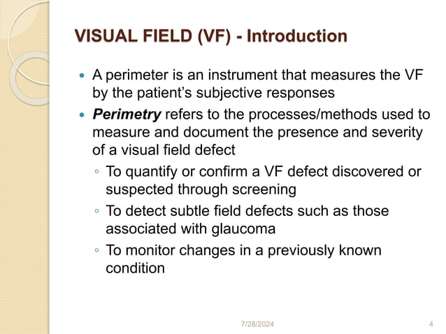 Visual field print out interpretation and analysis | PPTX | Eye and ...
