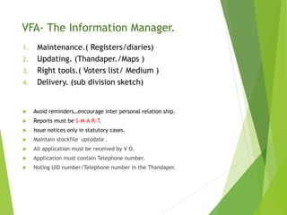 VFA Training at ILDM on 01/11/21 | PPT