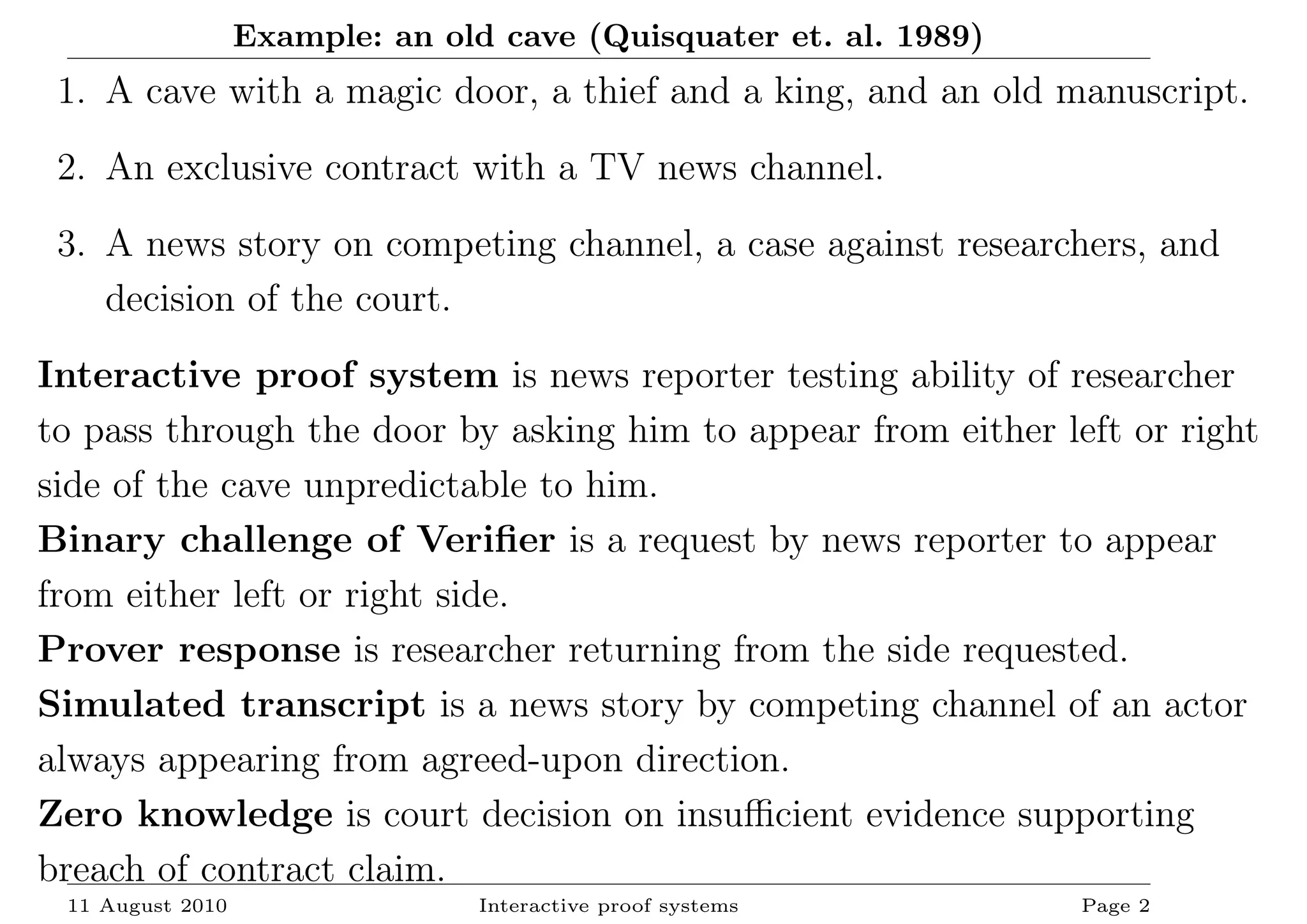 Interactive Proof Systems Pdf Computing Technology And Computing