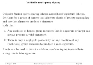 Interactive proof systems | PDF