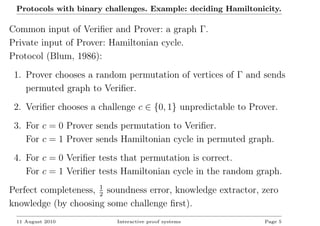 Interactive proof systems | PDF