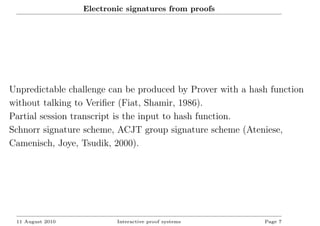 Interactive proof systems | PDF