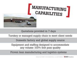 Fast Innovations Manufacturing Capabilities Presentation | PDF