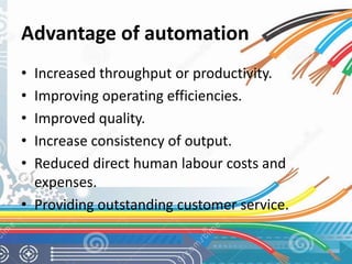 automation,vfd,plc,scada overview | PPTX