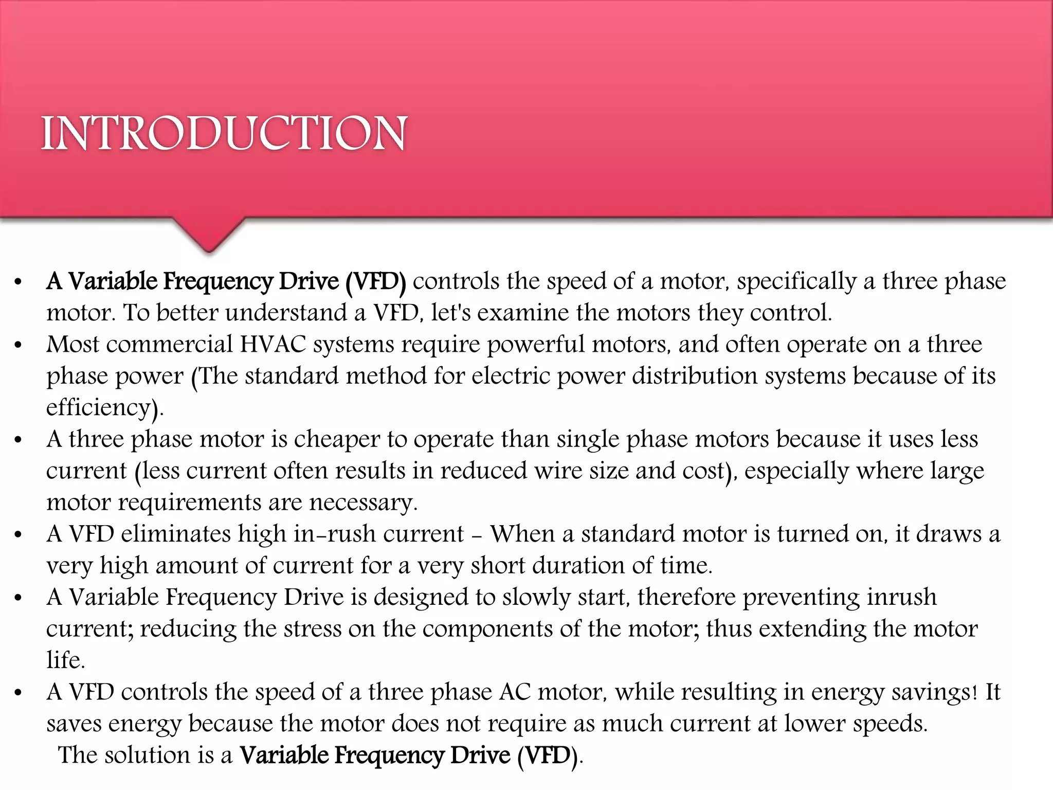 variable frequency drive | PPTX