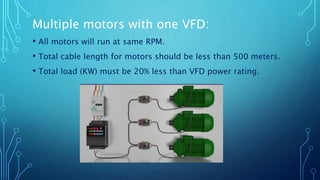 VARIABLE FREQUENCY DRIVE for running motors efficiently and control ...