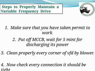 VFD working principle & activities with diagram | PPTX