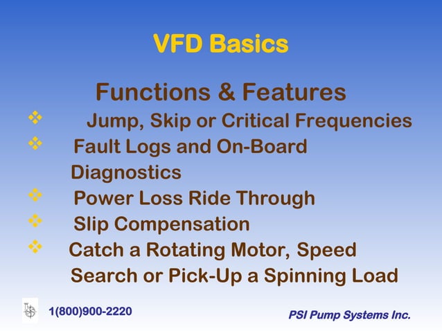training on basic variable frequency drives | PPT