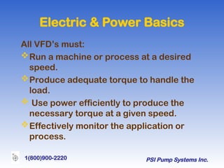 training on basic variable frequency drives | PPTX