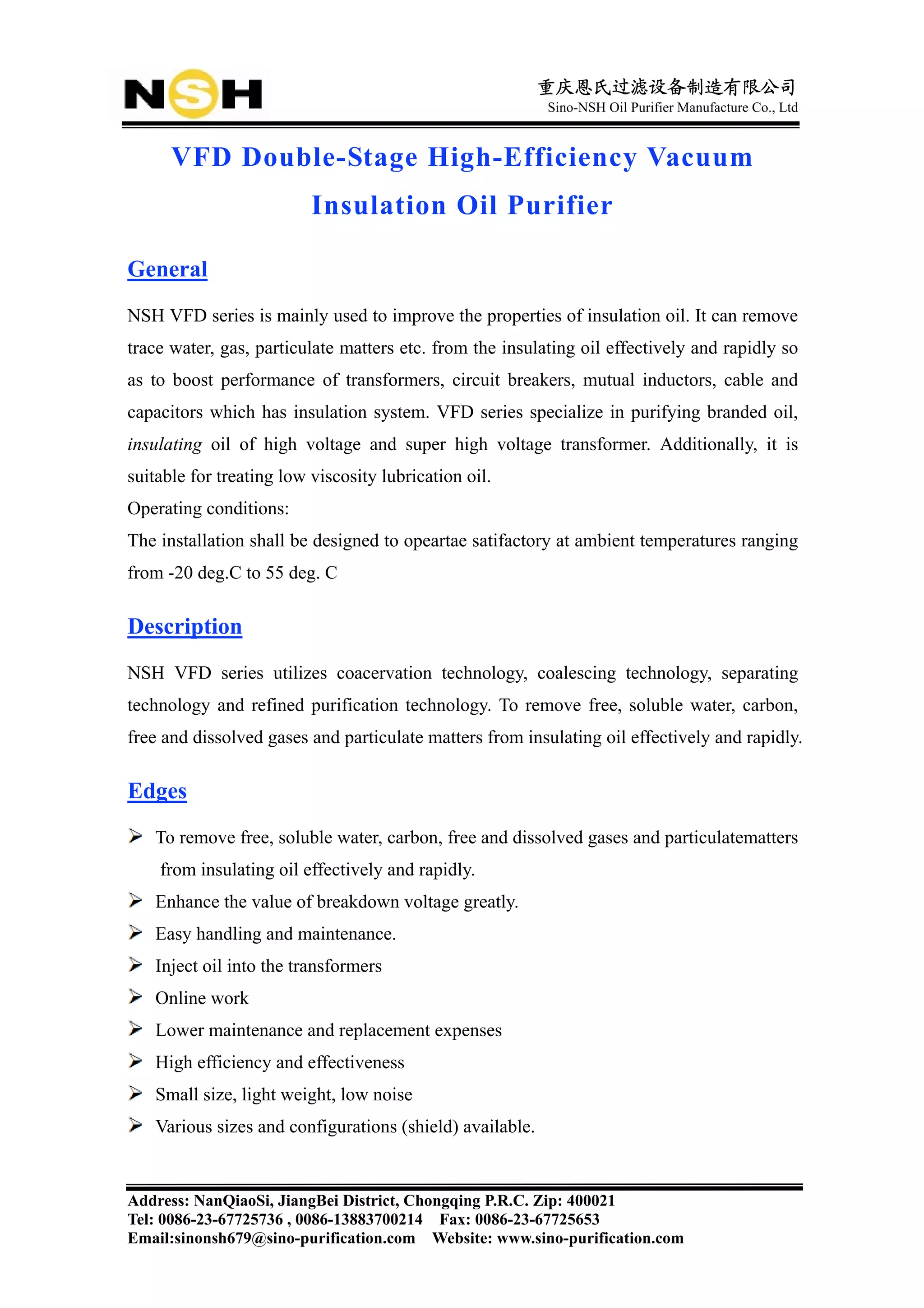 Vfd specification | PDF