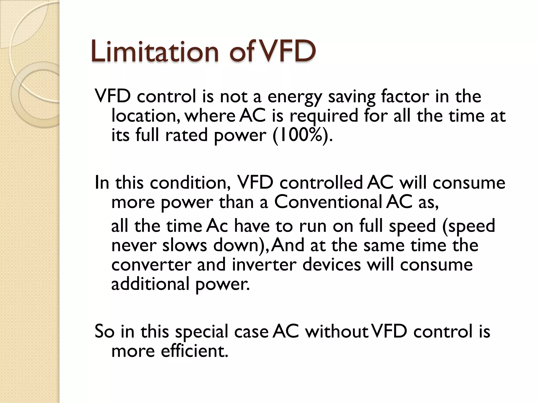 Vfd technology in hvac system | PDF