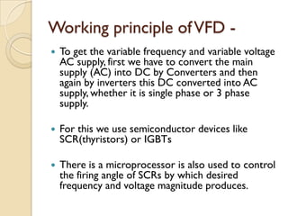Vfd technology in hvac system | PDF