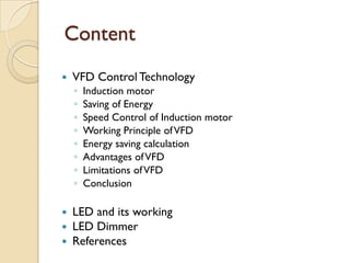 Vfd technology in hvac system | PDF