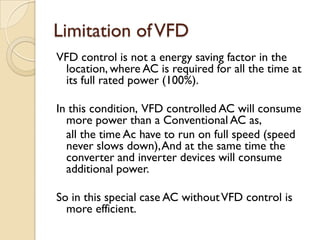 Vfd technology in hvac system | PPT