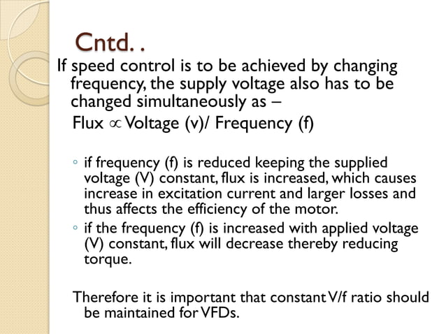 Vfd technology in hvac system | PPT