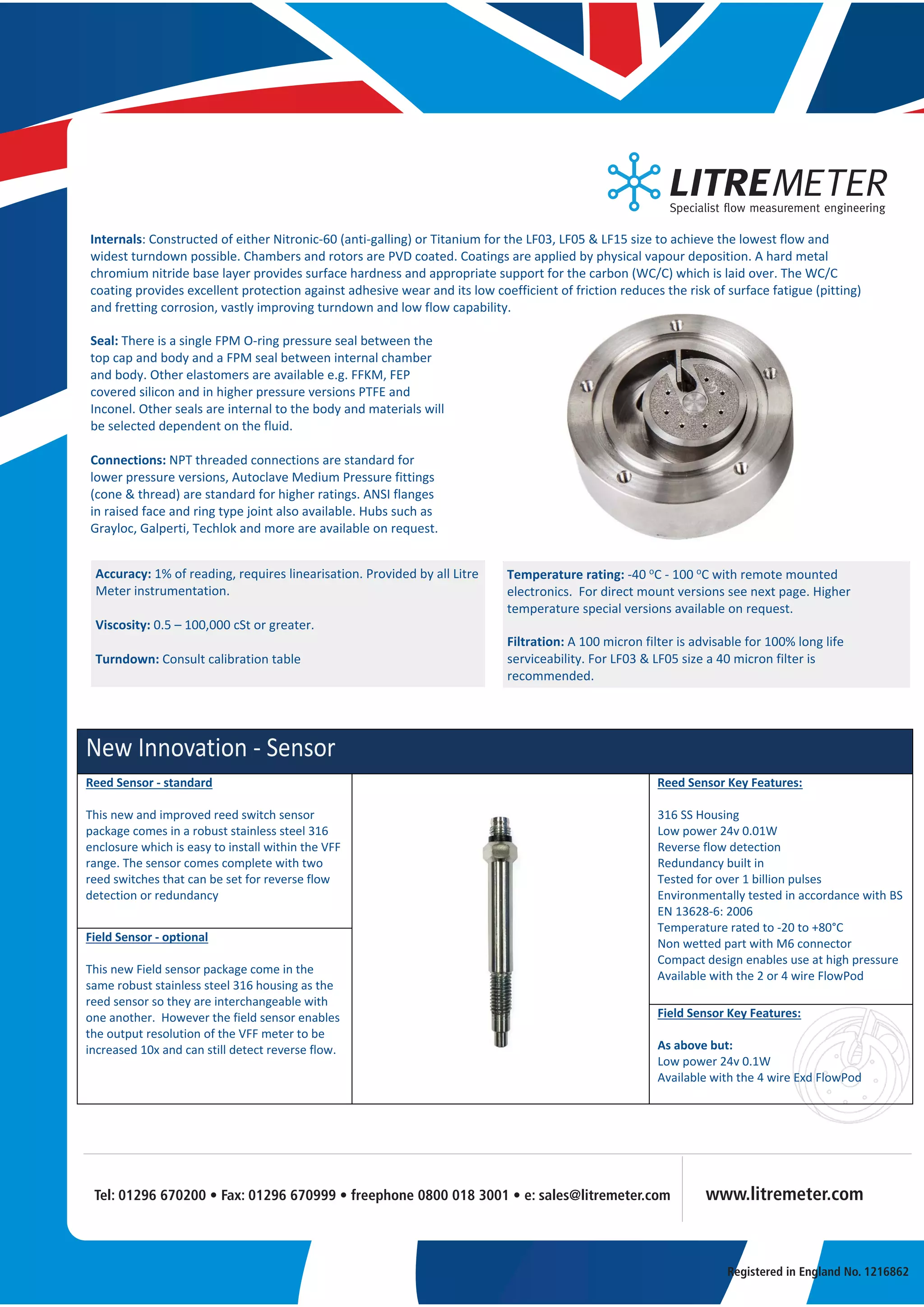 VFF Flowmeters for chemical injection | PDF