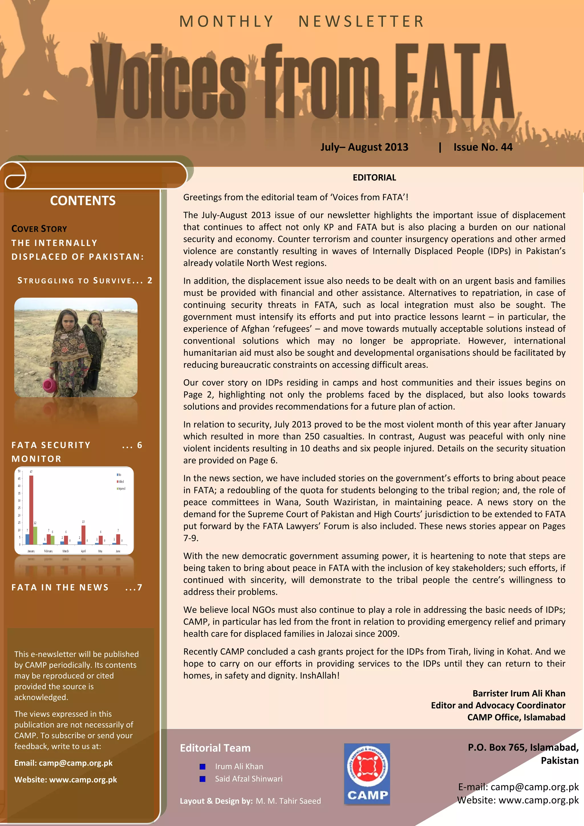 Voices from FATA #44 (June 2013) | PDF