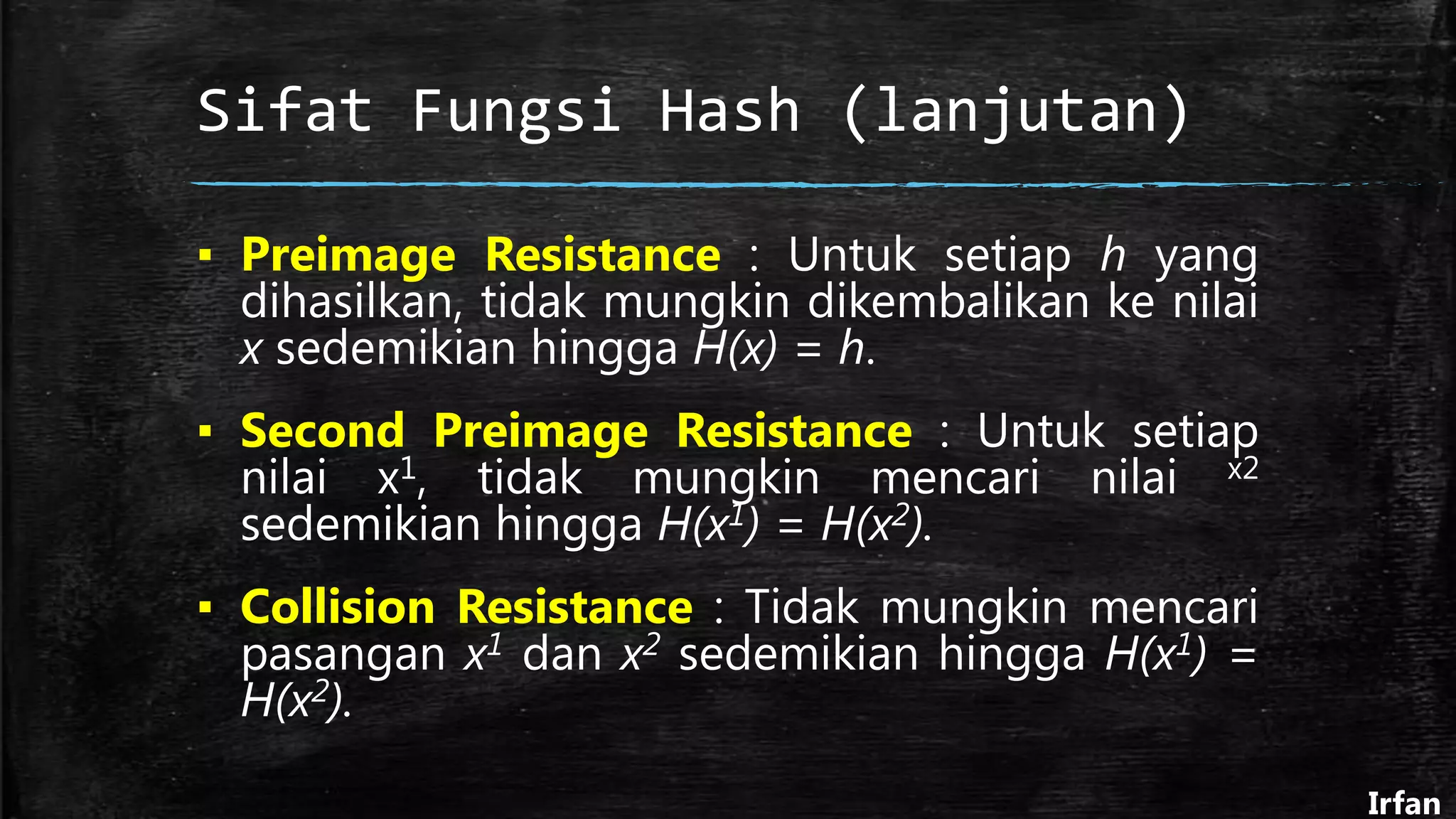 Fungsi Hash & Algoritma SHA-256 - Presentation | PDF