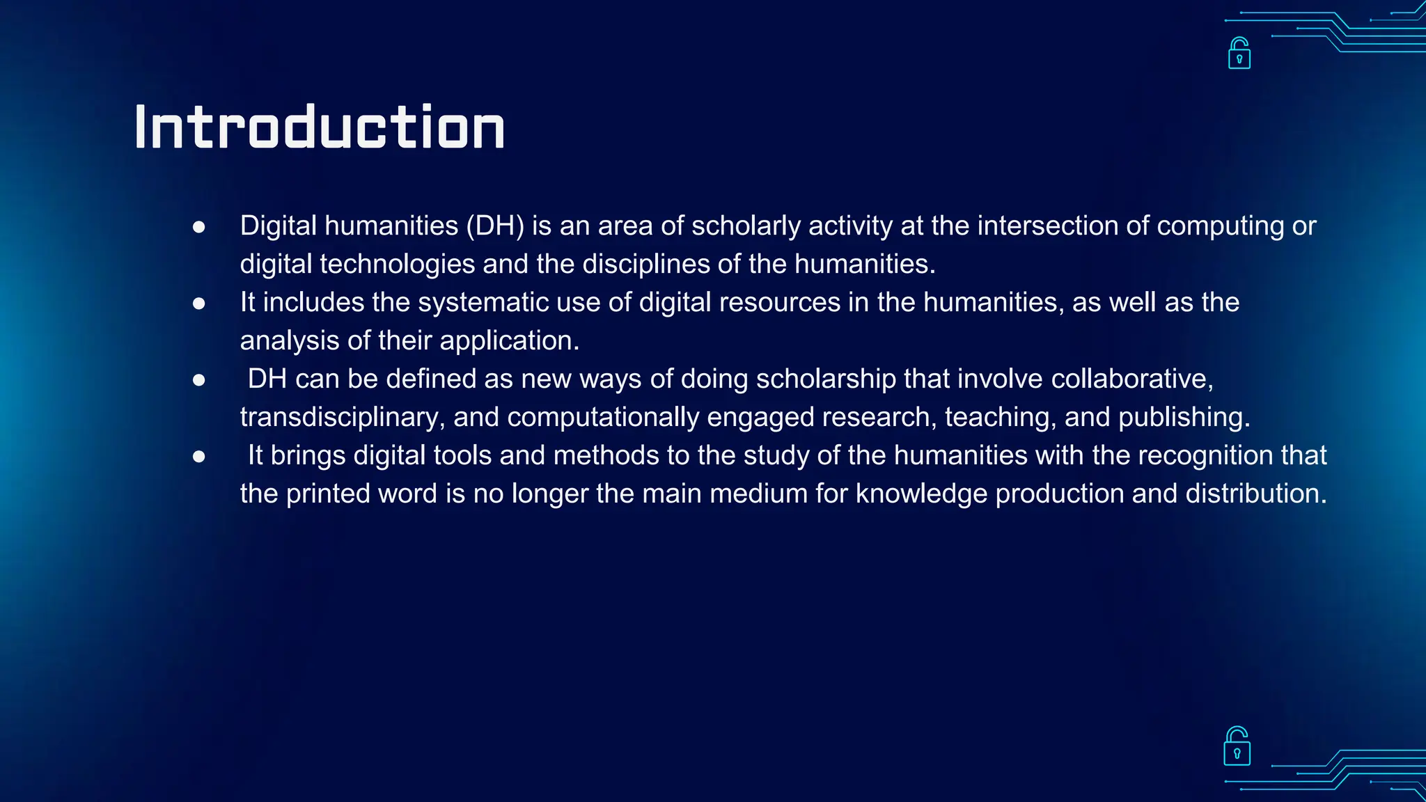 Digital humanities | PPTX