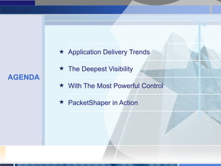 Vfm packetshaper presentation | PPTX | Computer Networking | Computing