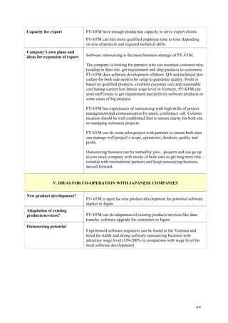Vfm Pt Corp Profile090528 | PDF