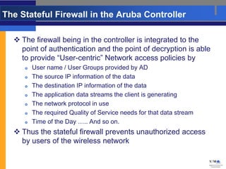 Vfm security with aruba wireless | PPTX | Information and Network ...