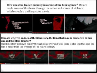 V for Vendetta Trailer Analysis | PPTX