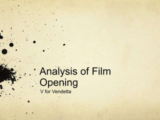 V for vendetta | PPT