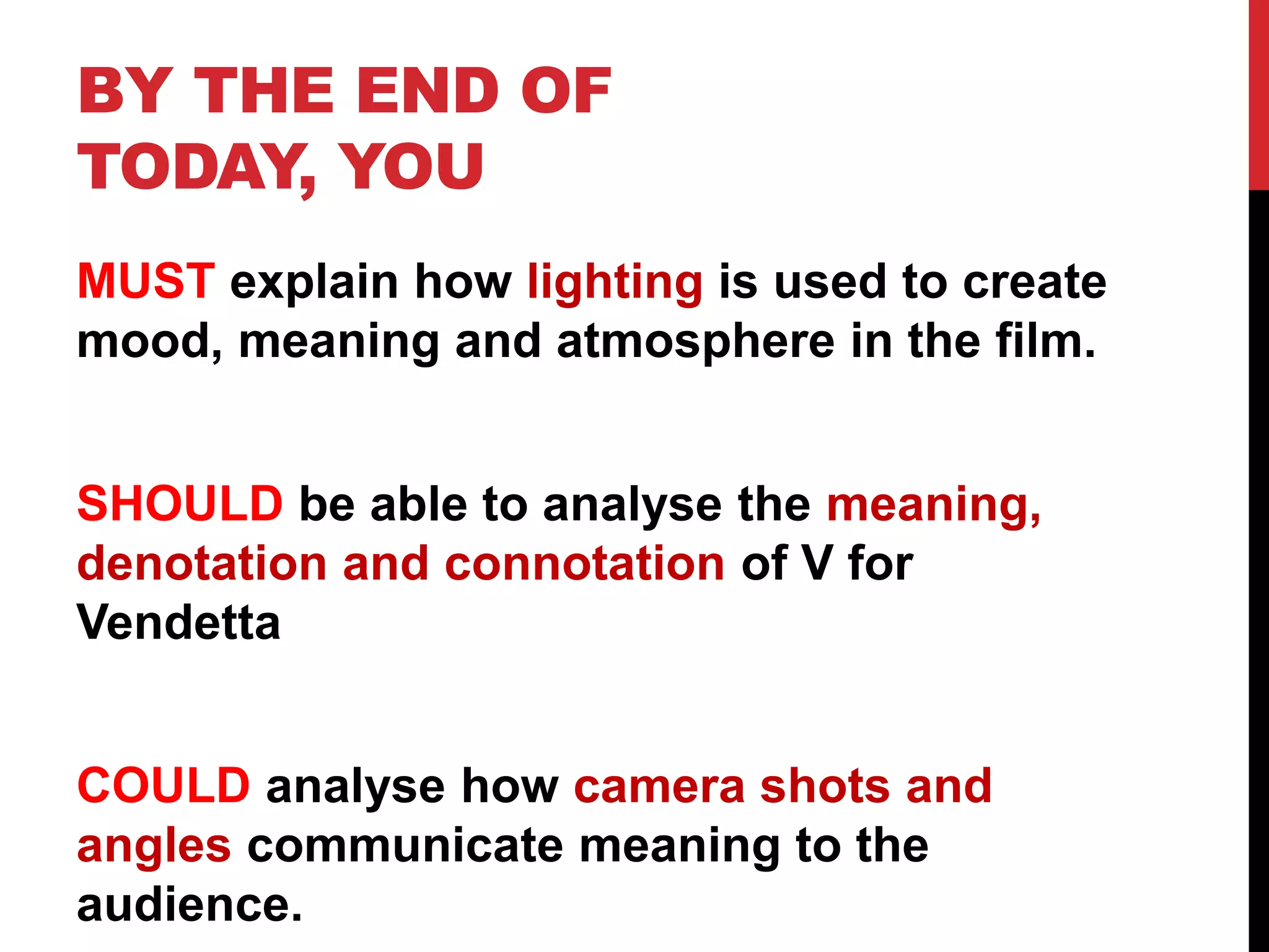 V for vendetta analysis | PPTX