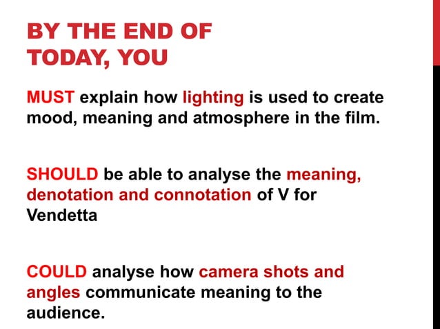 V for vendetta analysis | PPTX