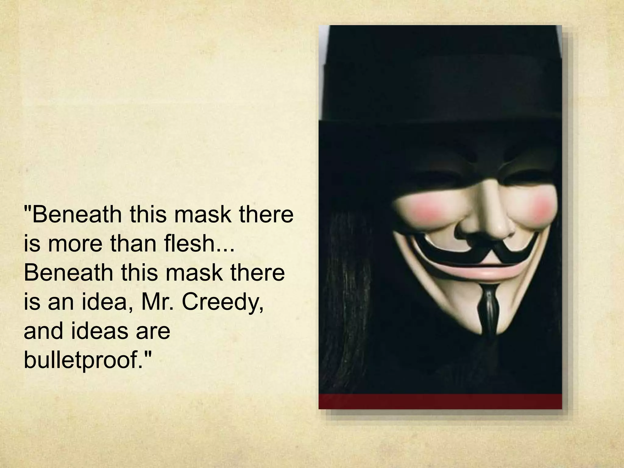 V for vendetta | PPTX