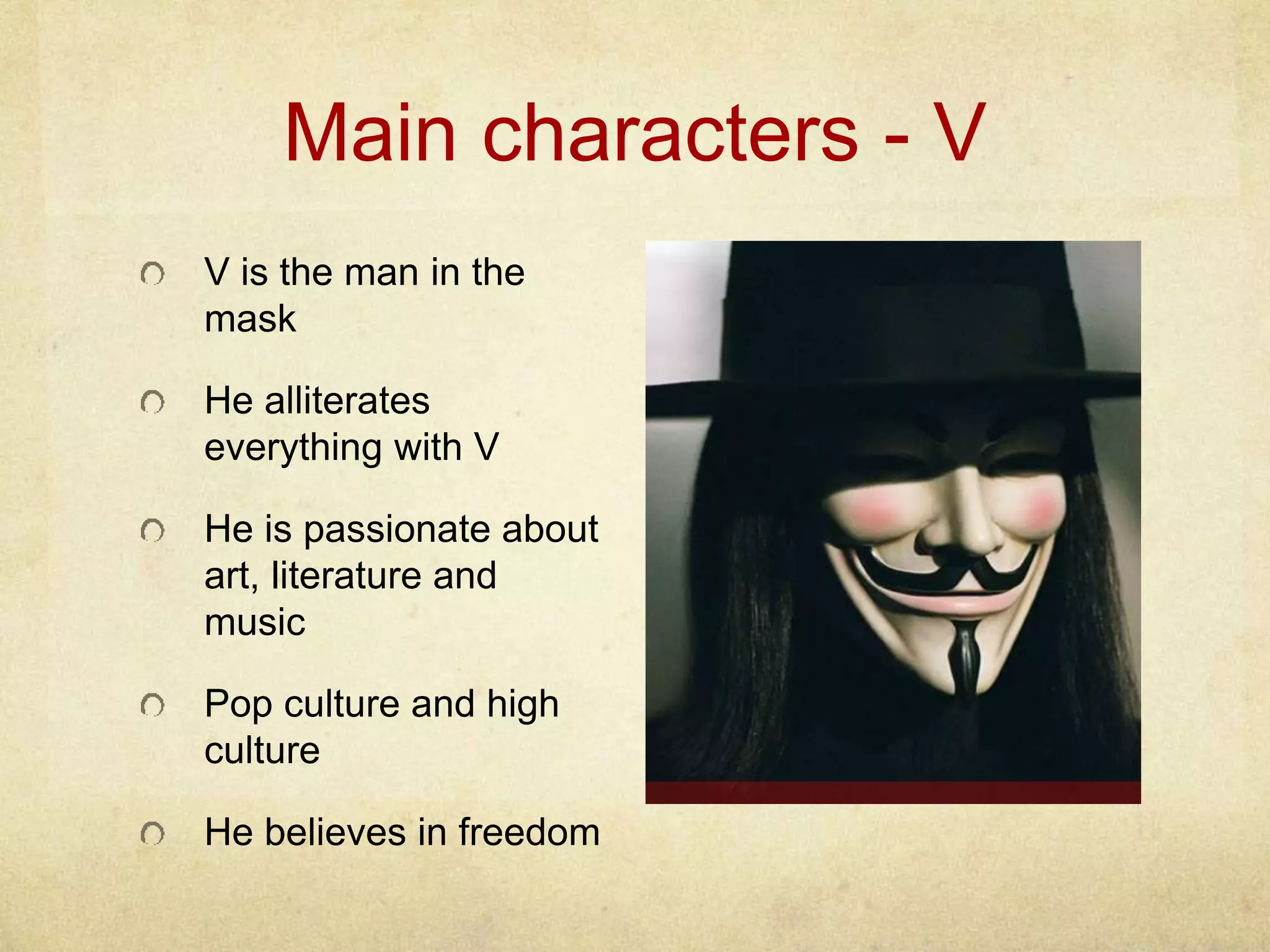 V for vendetta | PPTX