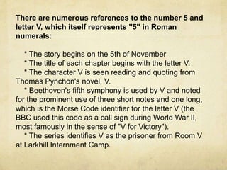 V for vendetta | PPTX