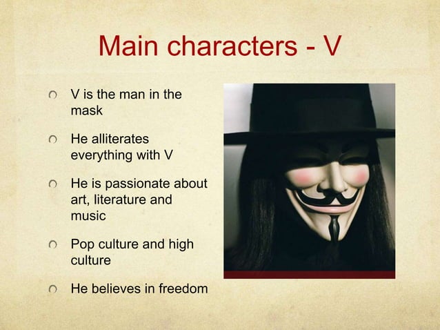 V for vendetta | PPTX | Politics