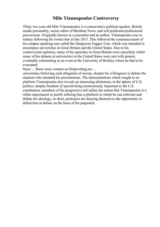 V For Vendetta Essay | PDF