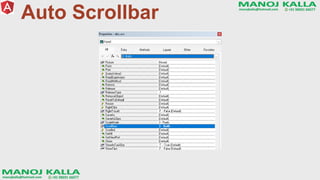 Visual Foxpro / vfp9 auto enable Scrollbar | PPTX