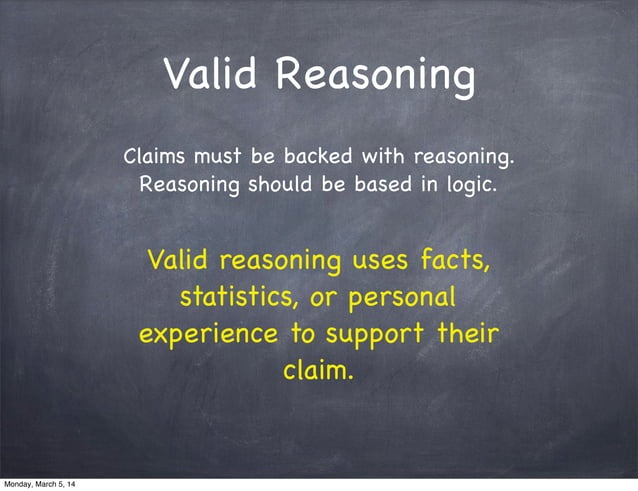 Valid & Fallacious Reasoning | PPT