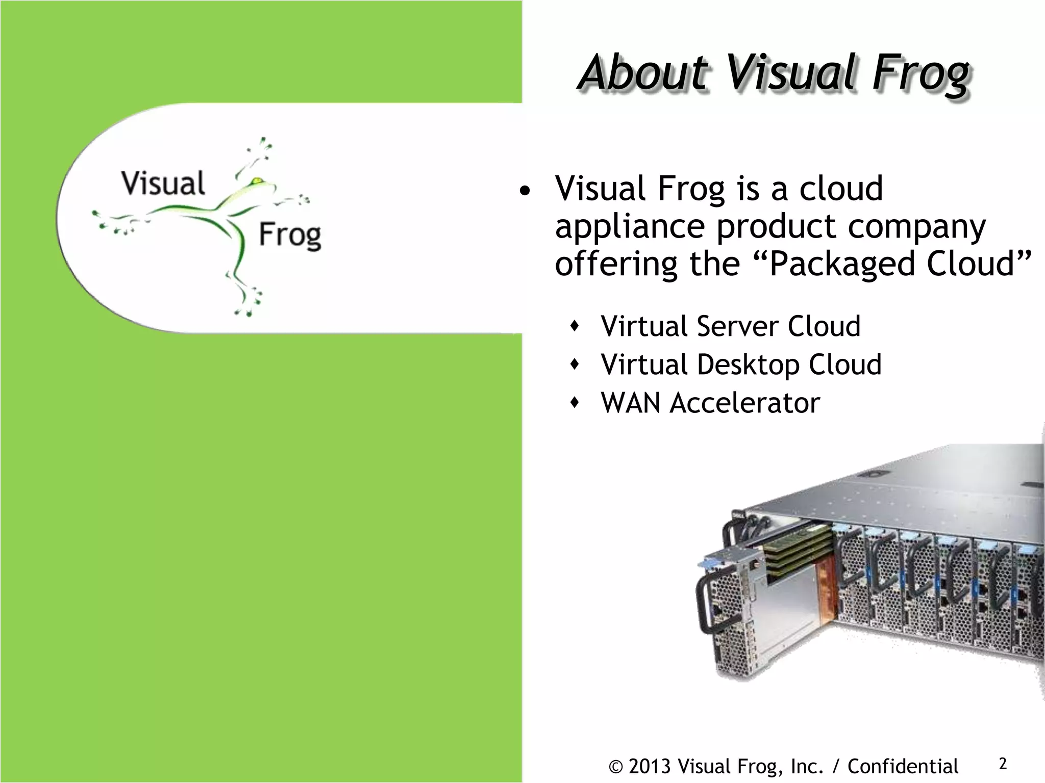 Visual Frog - Leap into the Cloud | PPTX