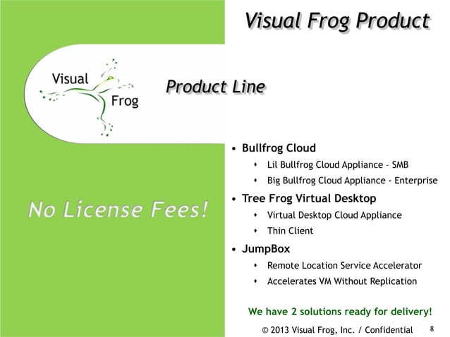 Visual Frog - Leap into the Cloud | PPT