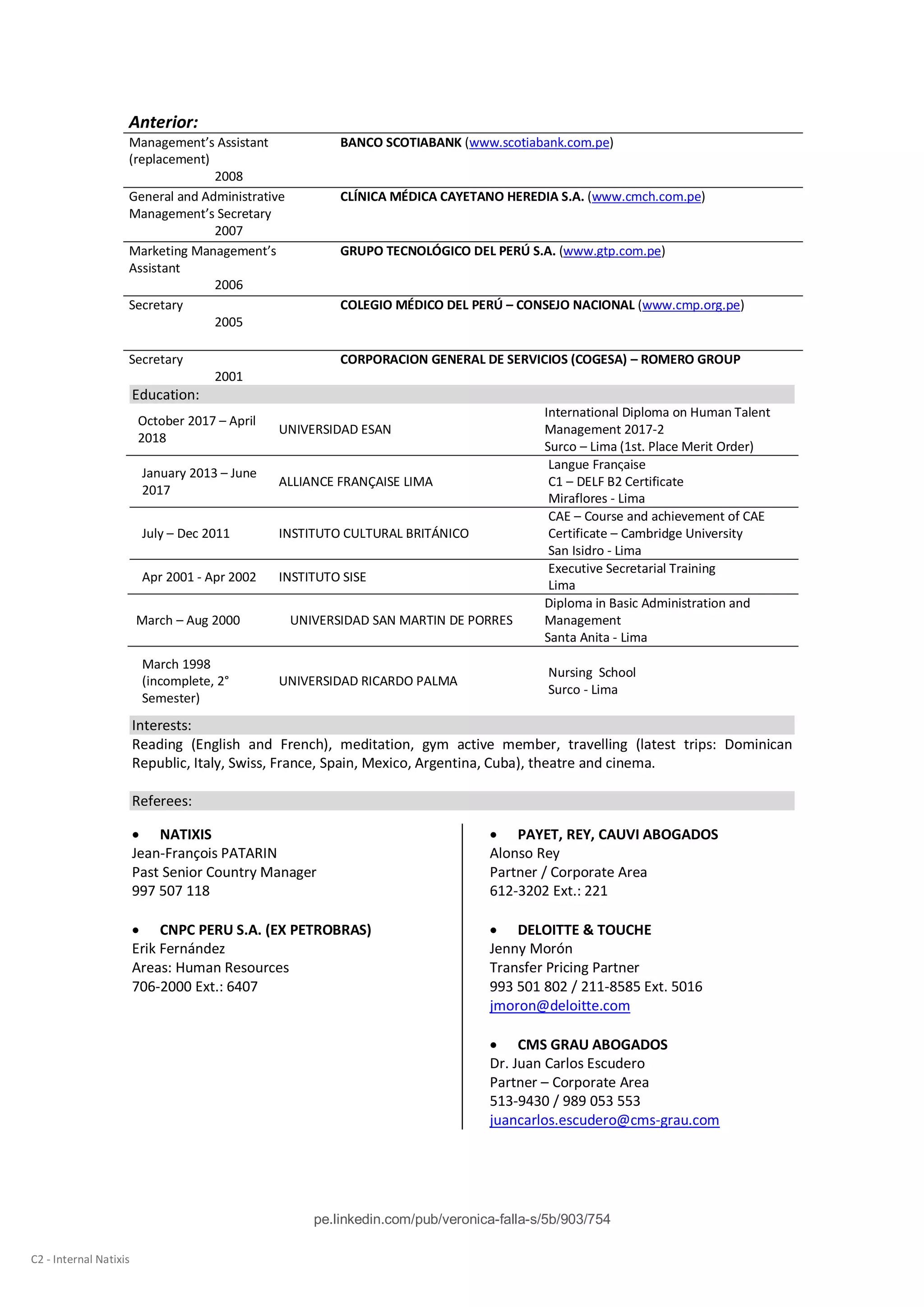 Vfs cv english | PDF